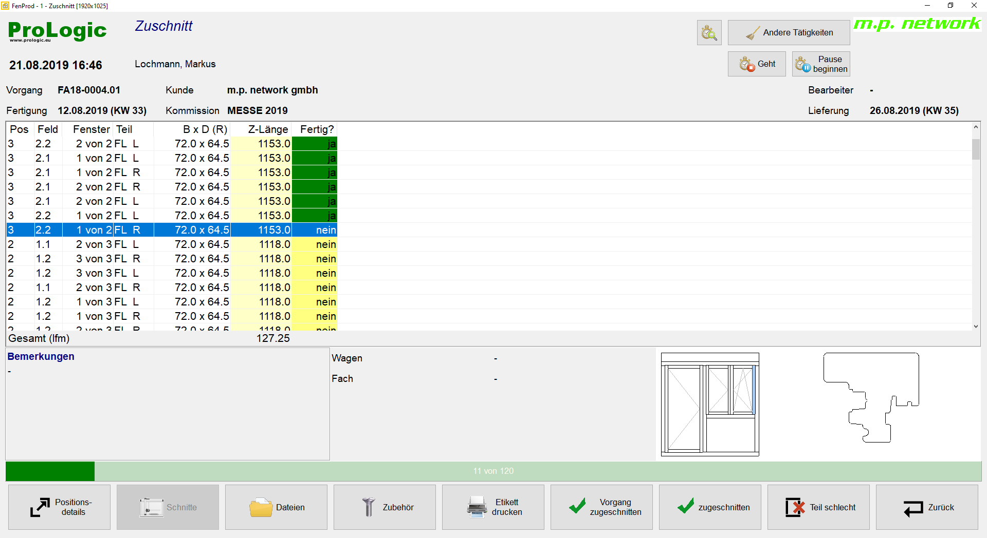 Fensterbausoftware | m.p. network